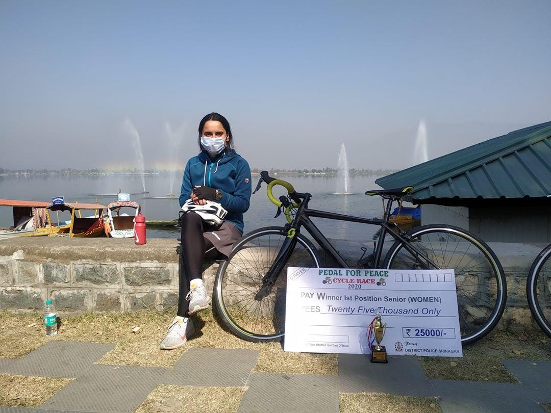 Rubab Ali Punjabi wins ‘Pedal for Peace’ cycle race - Delhi Public ...
